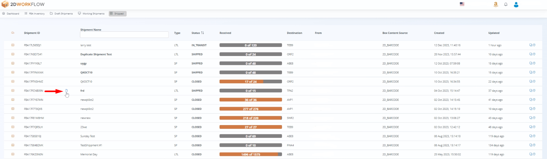 24. How to get my BOL (Bill of Lading) – 2D Workflow