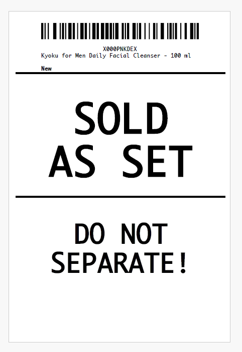 5 How To Print Sold As Set Labels 2d Workflow
